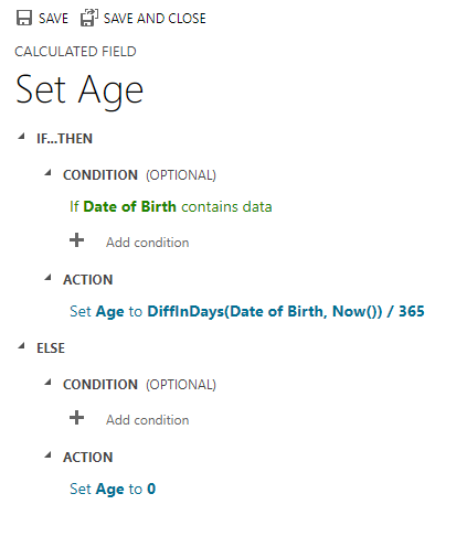 Calculated Fields in Model Driven App